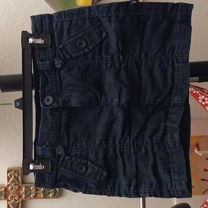 Miley Cyrus & Max Azria | Skirts | Super Cute Jean Micro Mini Skirt Y2k ...